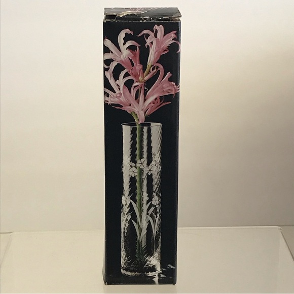 Accents | Stylesetter Handcut Mouth Blown Optic Crystal Rosecut Bud ...